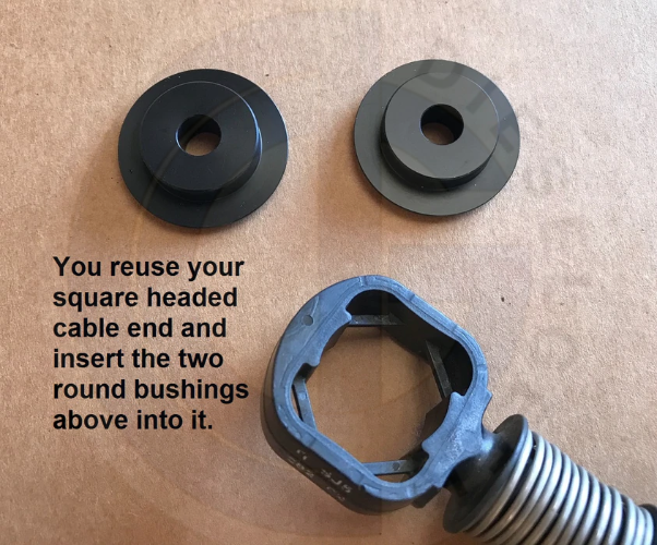 Perfect Pivot VW Cable End Insert Pair for 8mm Pins– www.dieselgeek.com